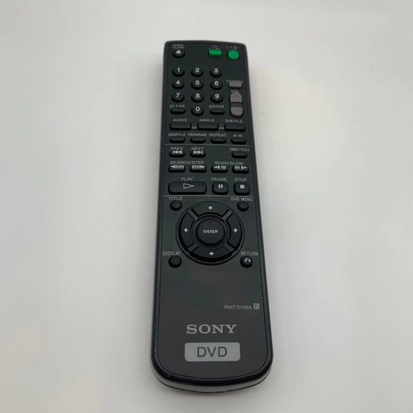 Sony | Other | Sony Rmtd16a Remote Control For Dvd Player | Poshmark